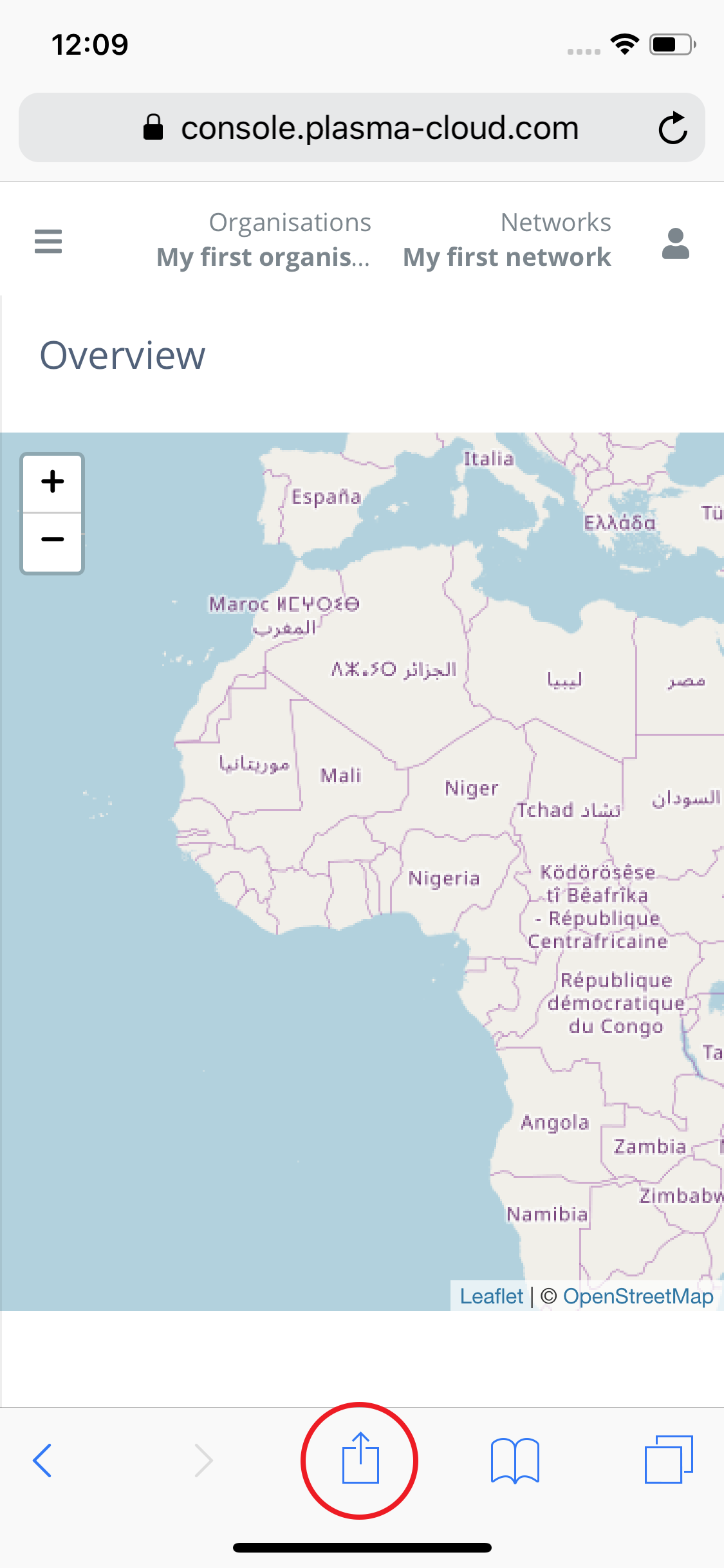 Do you have a Mobile App for the console? – Plasma Cloud